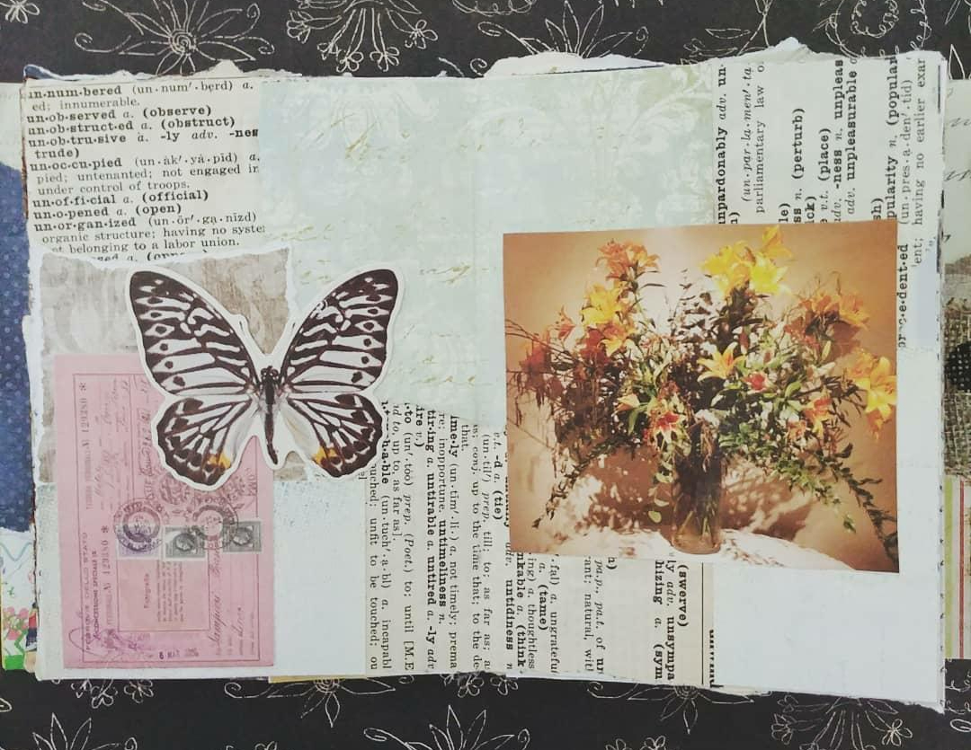 Art in Motion: DIY Glue Book | Layered Pages