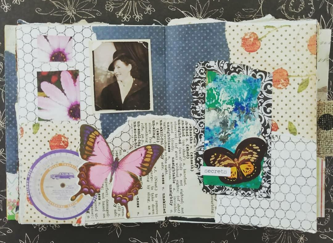 Art in Motion: DIY Glue Book | Layered Pages